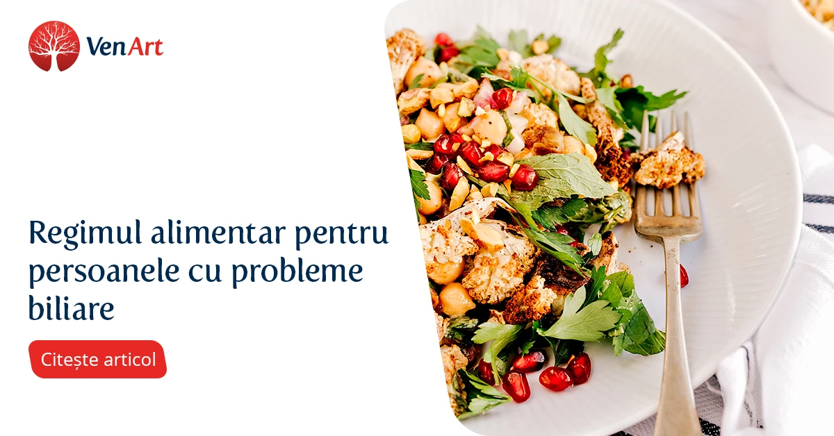 Diagnosticat cu probleme biliare? Produse alimentare recomandate